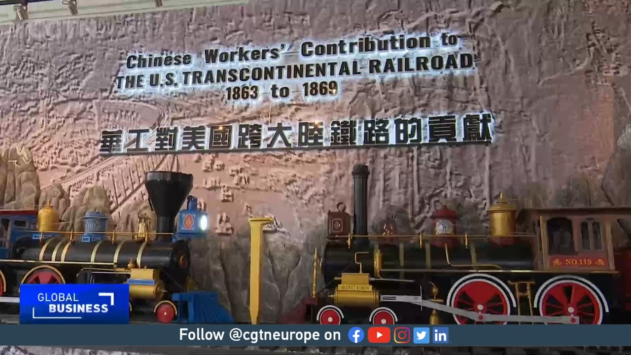 Chinese railroad workers honored at new U.S. museum - YouTube
