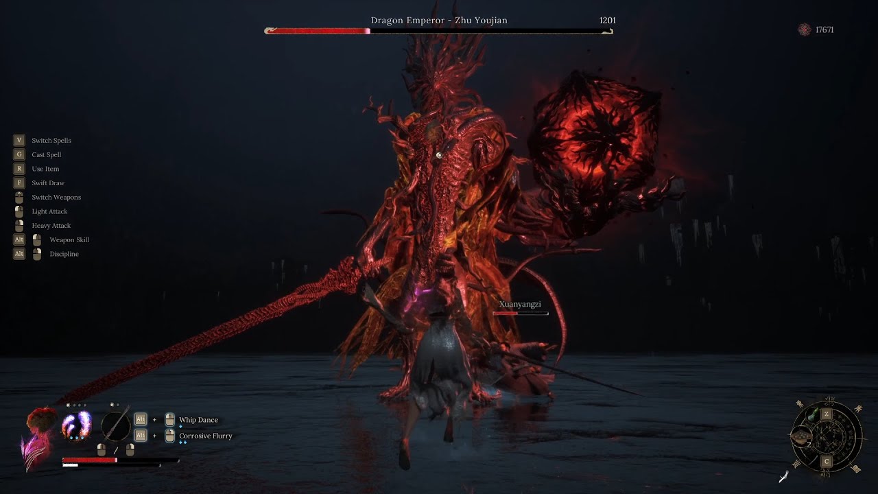 Dragon Emperor Zhu Youjian Phase Transformation Cutscene in Wuchang ...