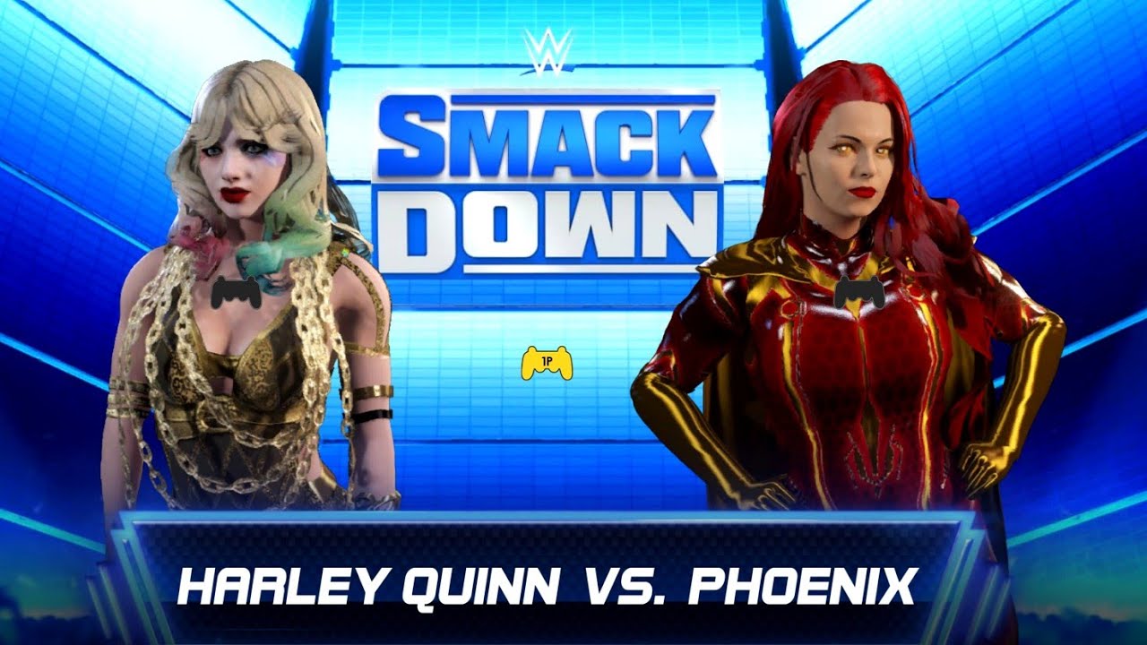 Harley Quinn Vs Phoenix 🔥🔥🔥 WWE SMACKDOWN 💥 - YouTube