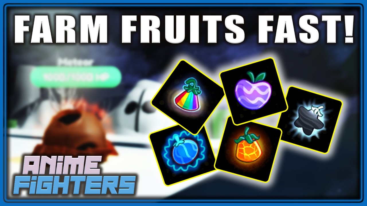 THE BEST METEOR/FRUIT FARMING METHOD | Anime Fighters | Update 17 - YouTube