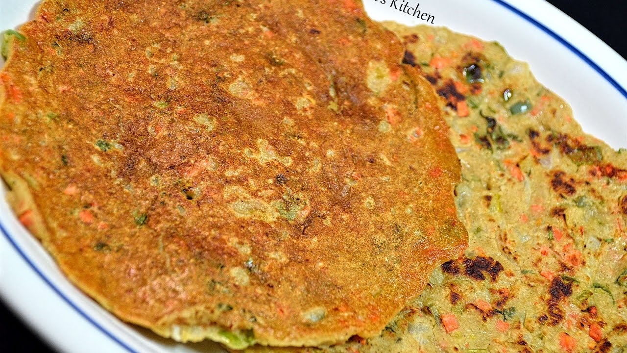 Oats Uthappam I Spicy Oats Pancake | Healthy Breakfast Recipe | Instant ...