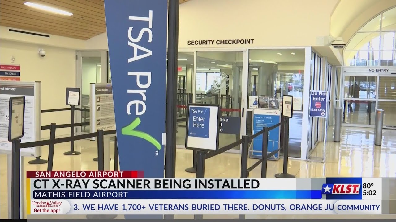 Mathis Field Airport to install CT X-Ray Scanner - YouTube