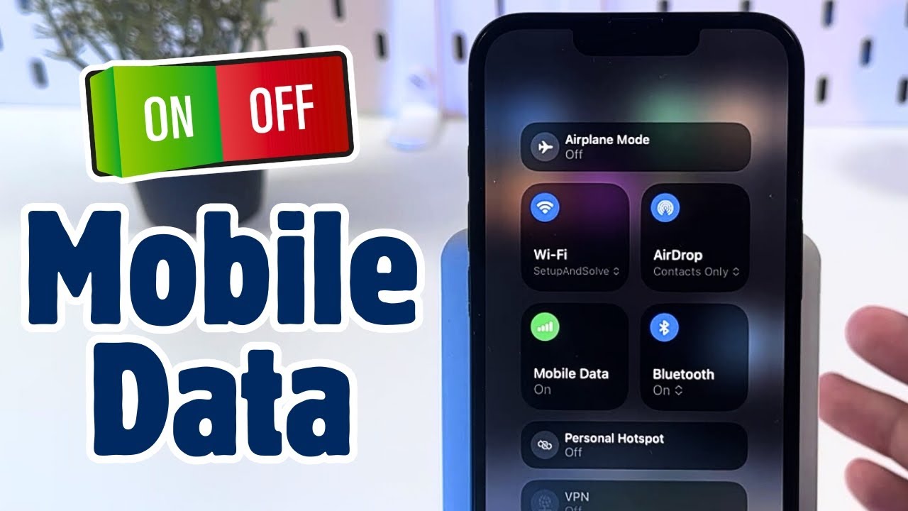 How to Enable or Disable Mobile Data on iPhone 16e - YouTube