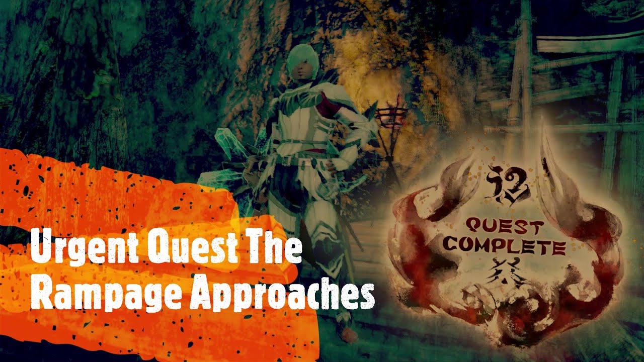 MHR The Rampage Approaches | Urgent Quest | Playthrough 28 - YouTube