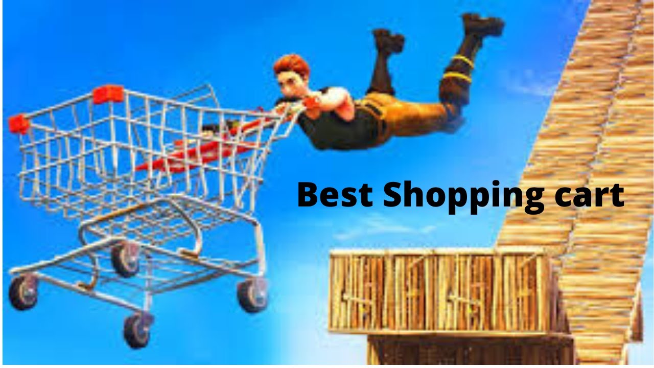 Fortnite Shopping Cart ramp - YouTube