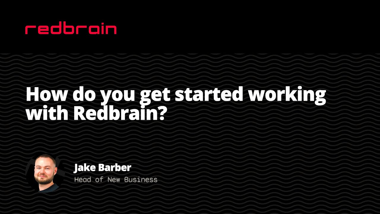 How do you get started working with Redbrain? - YouTube