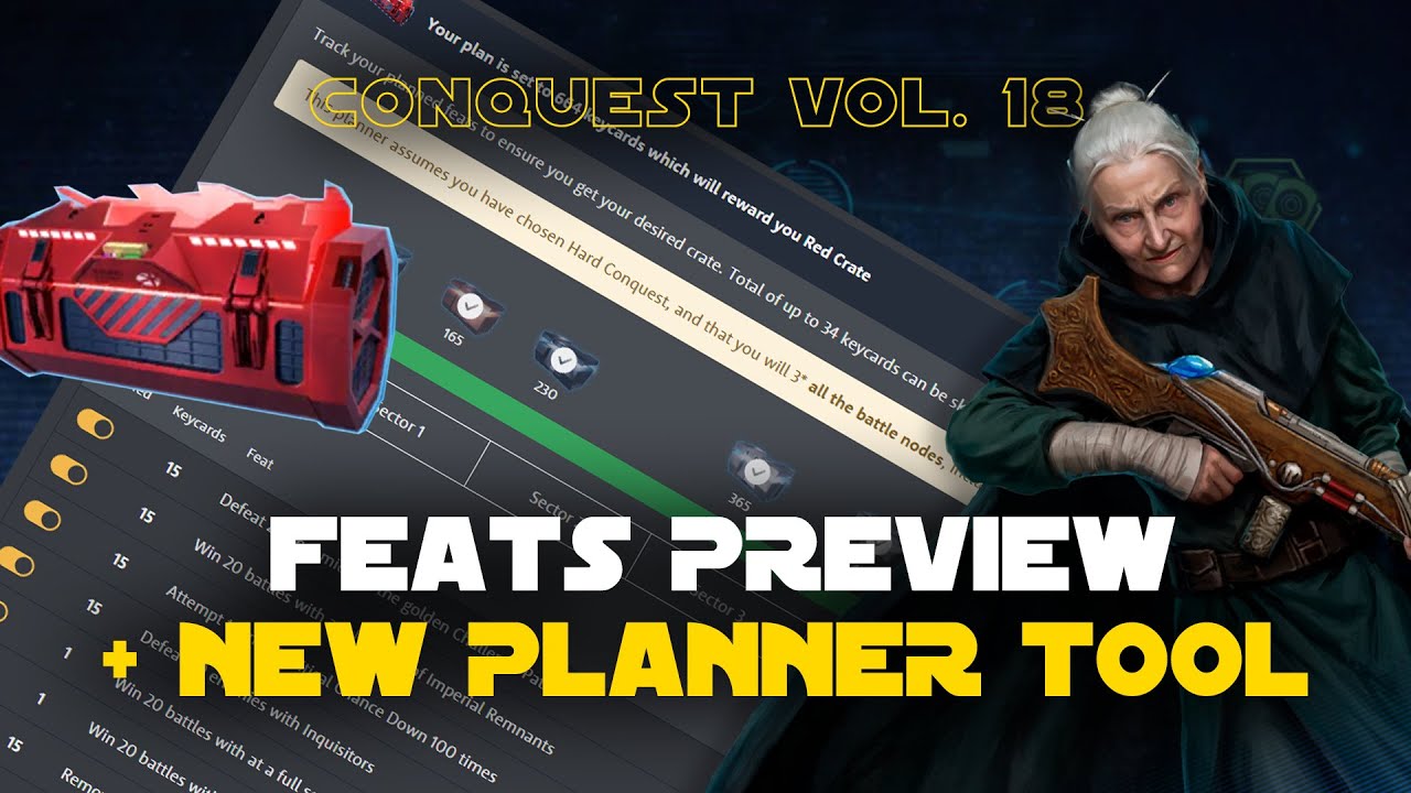Conquest Volume 18 - Feats Preview Guide | SWGOH - YouTube