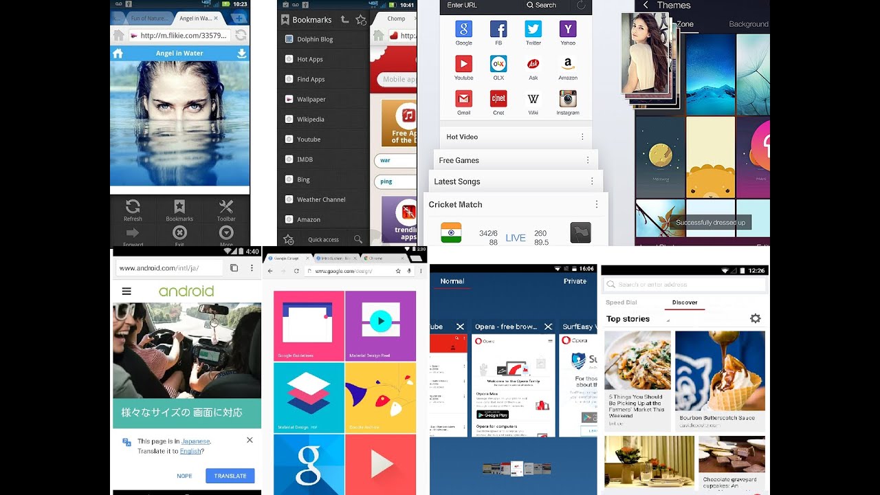 Top 10 Free Browser for Android Phone & Tablet - YouTube