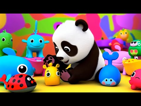 Baby Panda's Rainbow Playtime Cocomelon, ChuChu TV Nursery Rhymes ...