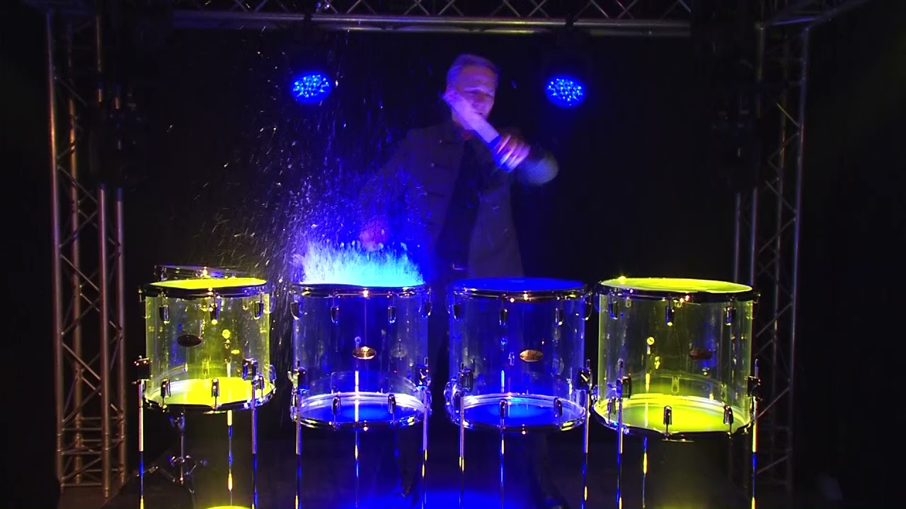 Splashing Water Drums DJ Rudi - YouTube
