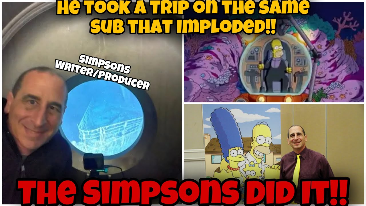 WEIRD! The Simpsons PREDICTED The Missing Titanic Sub | Writer Took ...