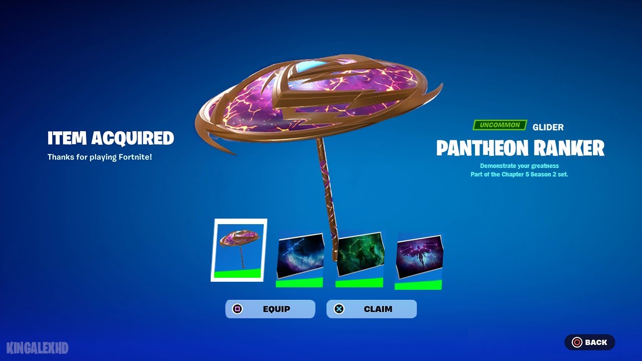 You DIDNT GET Pantheon Ranker Glider? Here Another Way to Get Pantheon ...