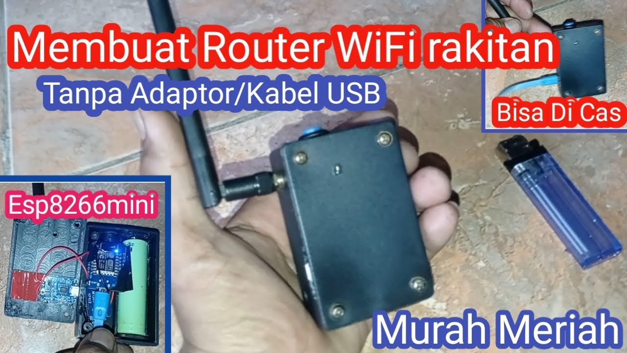 Router WiFi rakitan | penguat modem | repeater - YouTube