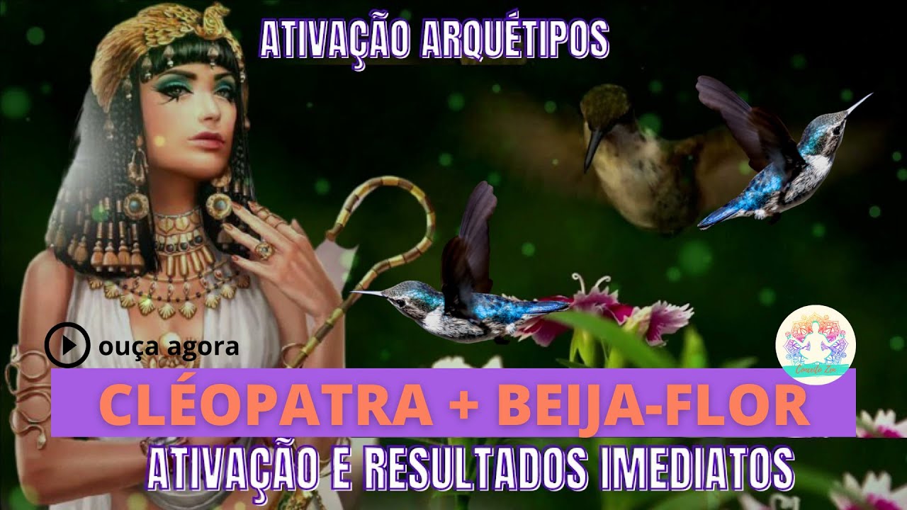 Imagem Da Cleópatra Com Beija Flor - RETOEDU