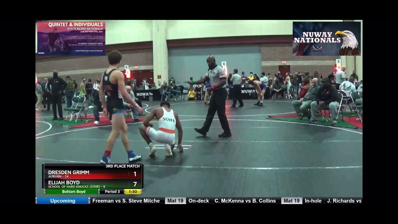 Elijah Boyd (SOHK) vs Dresden Grimm (Auburn) 3rd Place Match - YouTube