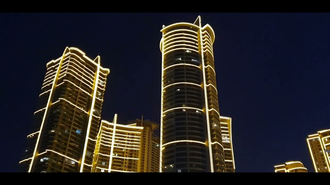 Rockwell Center Night View - YouTube