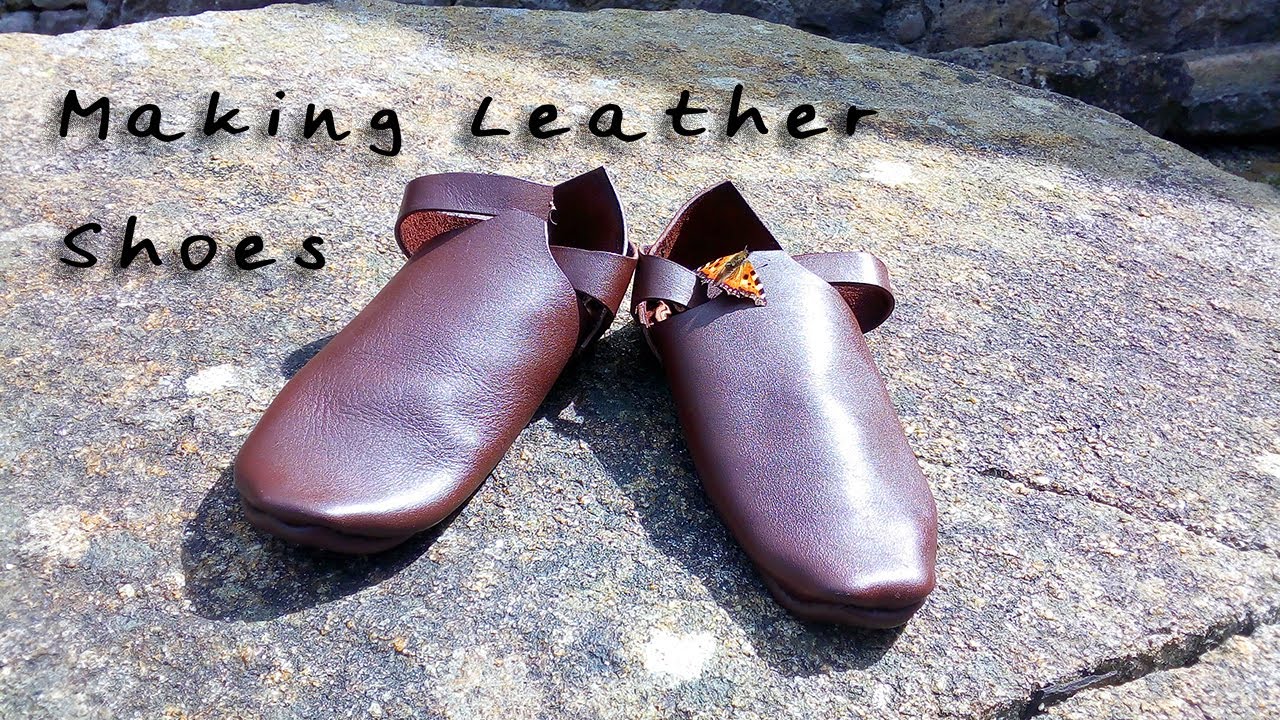 Making Leather Turnshoes Lucas Type5 - YouTube
