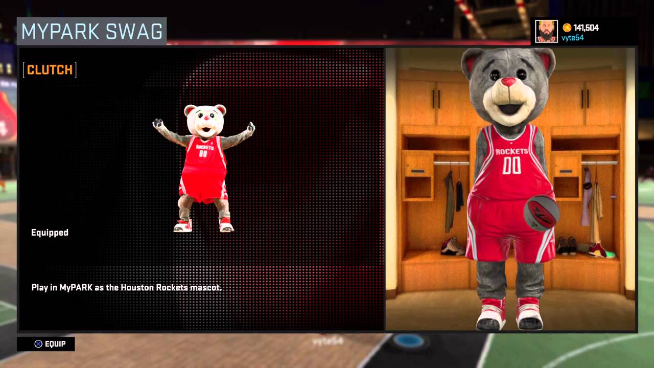 NBA 2K16 Finally mascot - YouTube