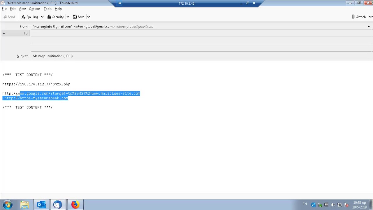 Clearswift SEG: Apply message sanitization - YouTube
