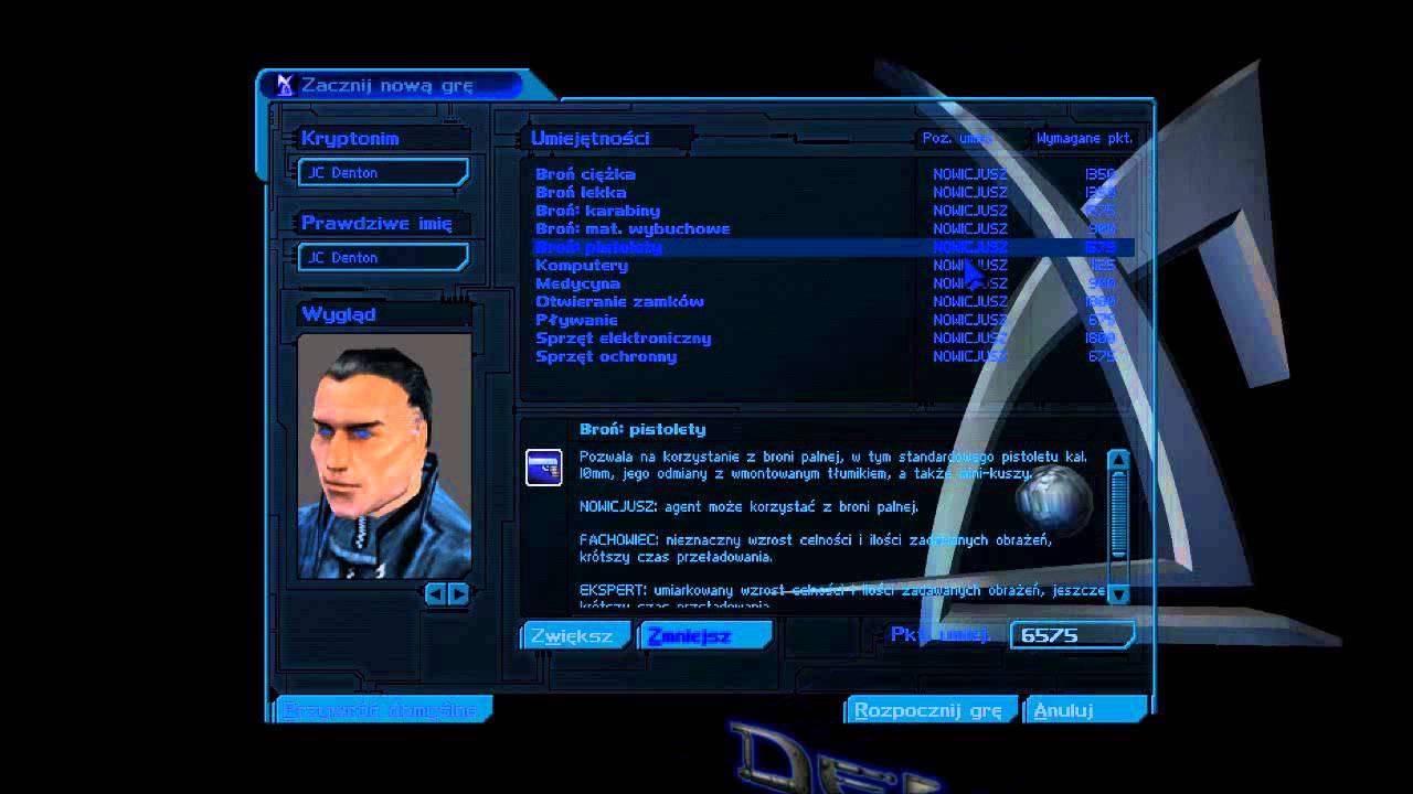 Deus Ex: Free extra skill points at the beginning. - YouTube