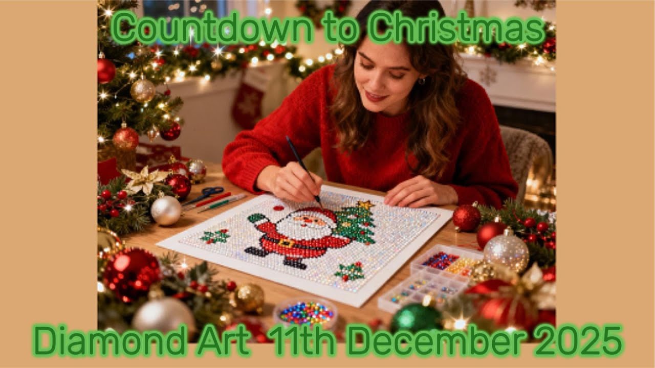 Countdown to Christmas Diamond Art 11th December 2025 - YouTube