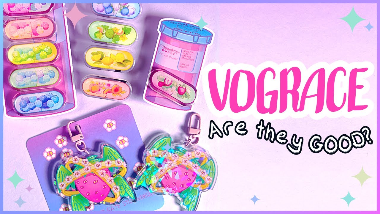 Is VOGRACE Worth It for Small Artists? Acrylic Charms Review - YouTube