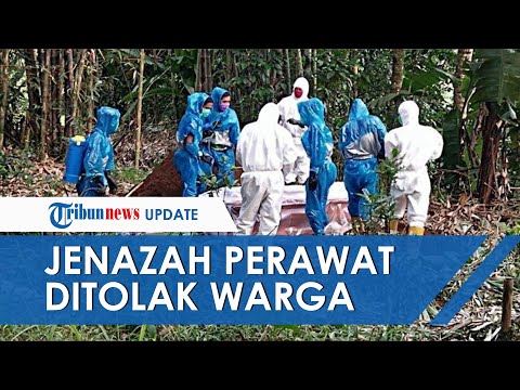Viral Video Tangis Haru Keluarga Perawat Positif Corona yang Pemakamannya Ditolak: Tolong Anak Saya