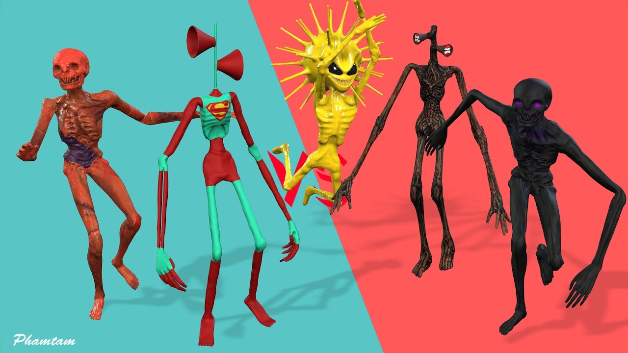 Team siren head VS Alien #sirenheaddance #sirenhead #cartoon #alien # ...