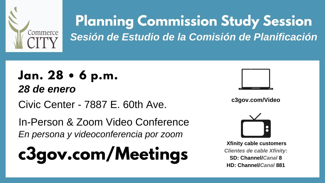 Planning Commission Study Session - January 28, 2025 - YouTube