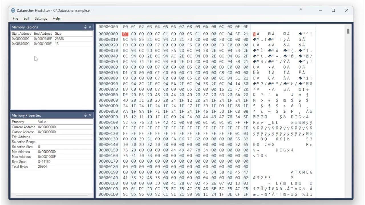Dataescher HexEditor Product Demonstration - YouTube