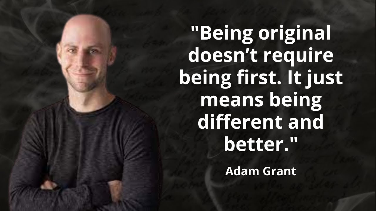 Adam Grant the best quotes to listen and reflect on - YouTube