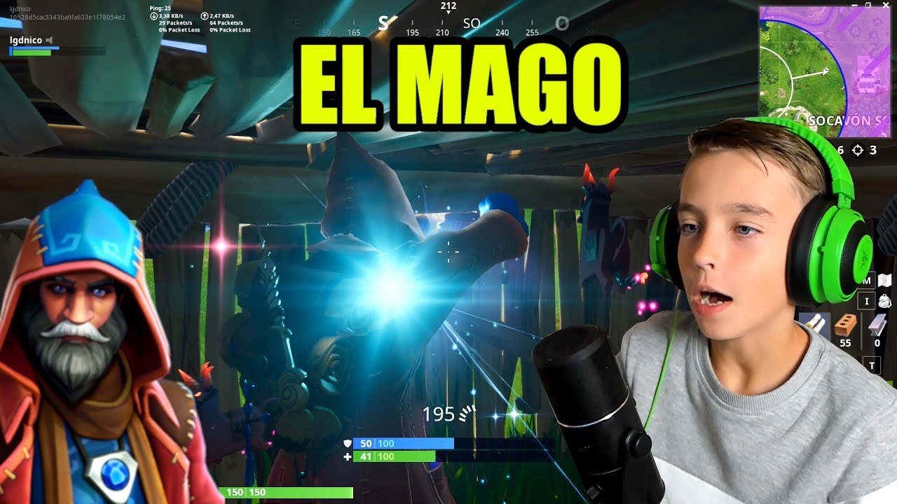 EL MAGO DE FORTNITE BATTLE ROYALE - YouTube