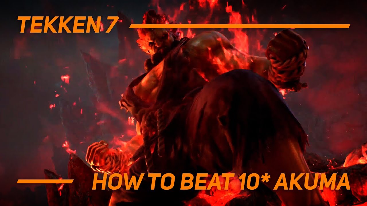 TEKKEN 7 - Beating Special Chapter / Akuma on 10 Star Difficulty - YouTube