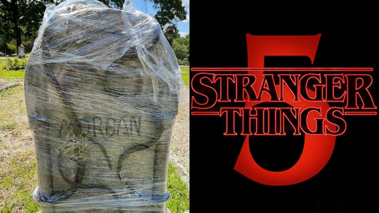 Stranger Things 5 - Hawkins Cemetery - YouTube