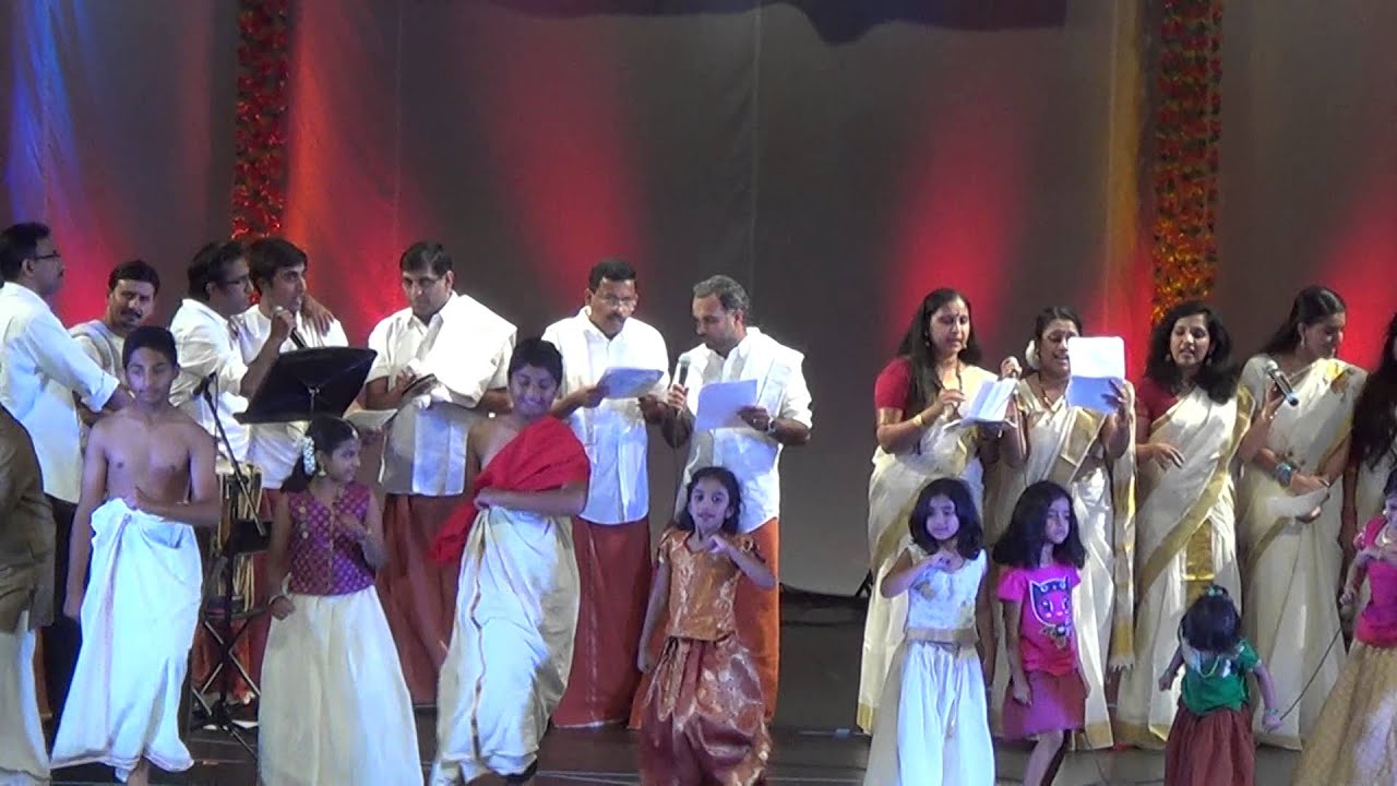 KAGW Onam 2014: Nadan Pattukal - YouTube