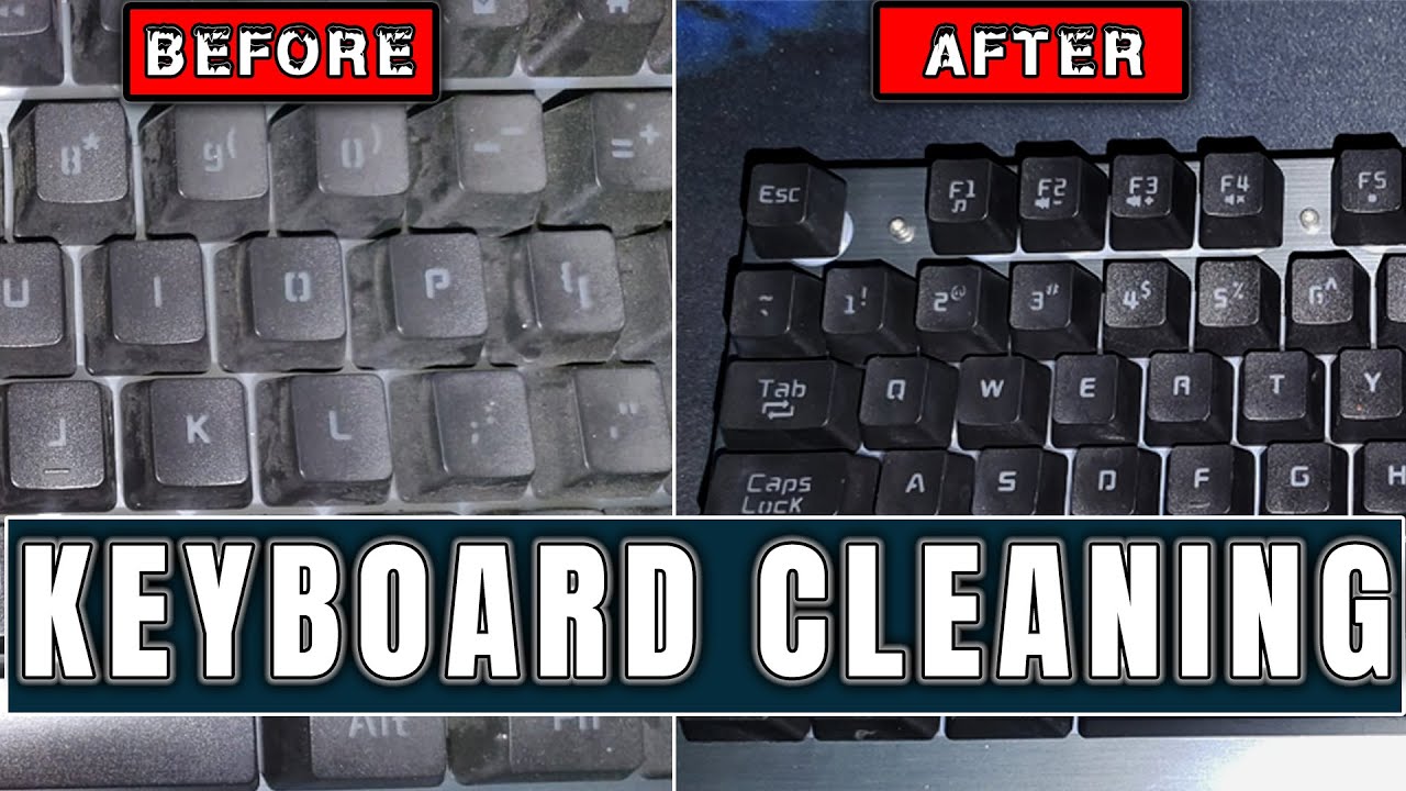 How To Clean Membrane Keyboard Ant Esport KM540 - Digital Anki - YouTube