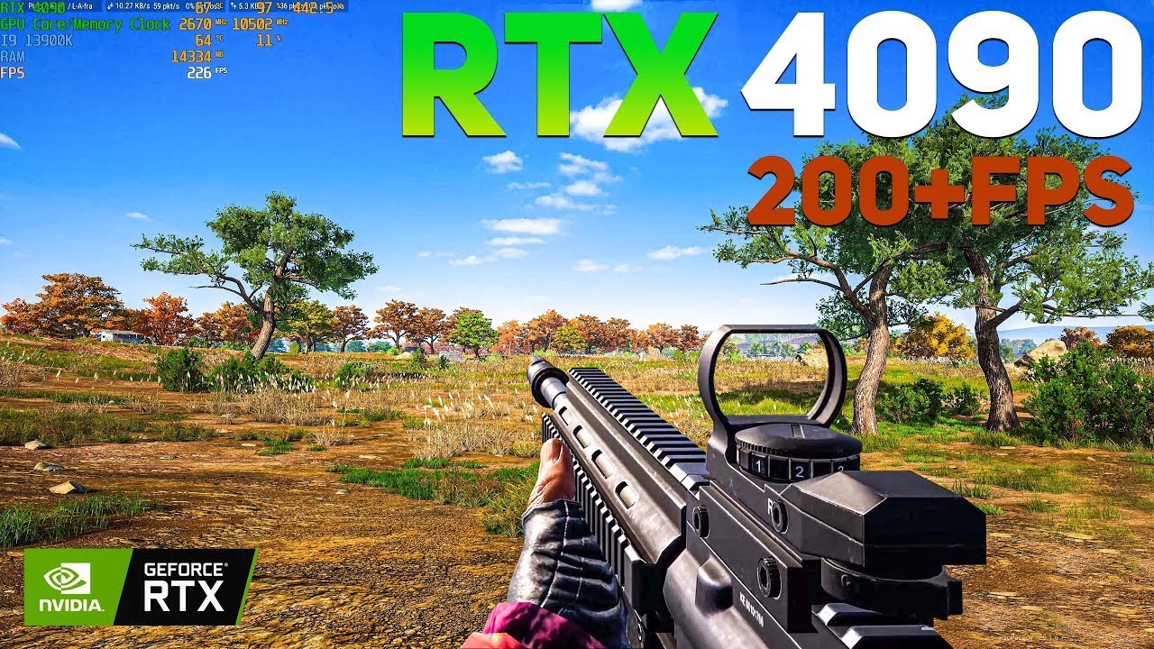 PUBG RTX 4090 24GB i9 13900K 4K Ultra Graphics - YouTube