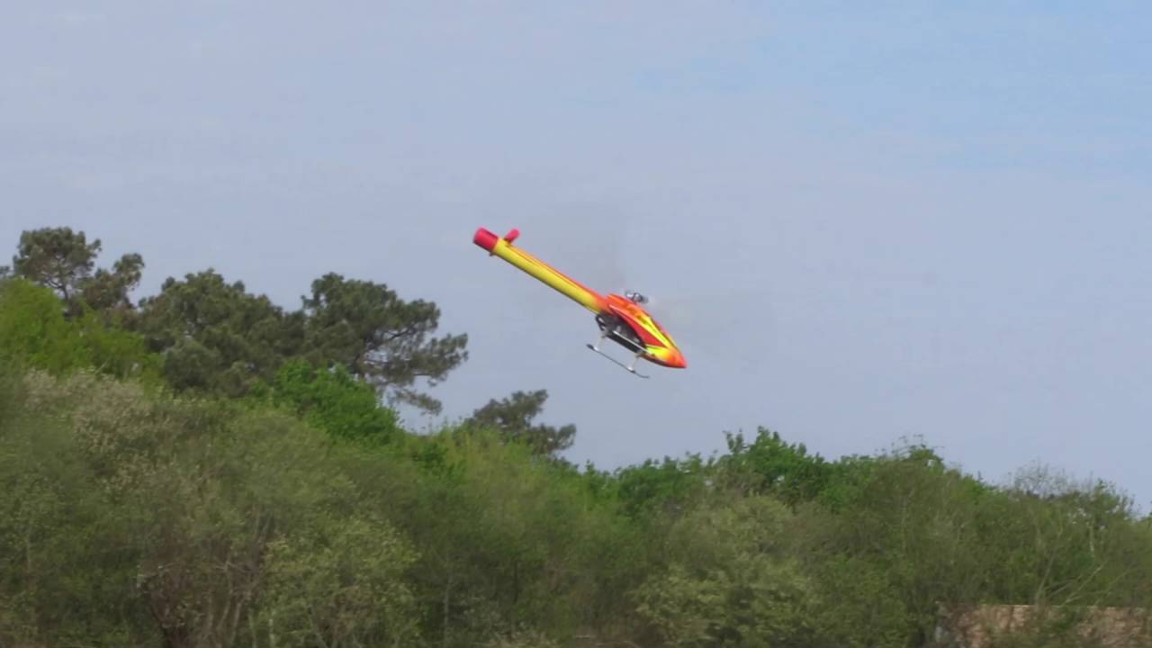NOTAR 600 EFL PRO ALIGN version prototype « No Tail Rotor » Vidéo 5 ...