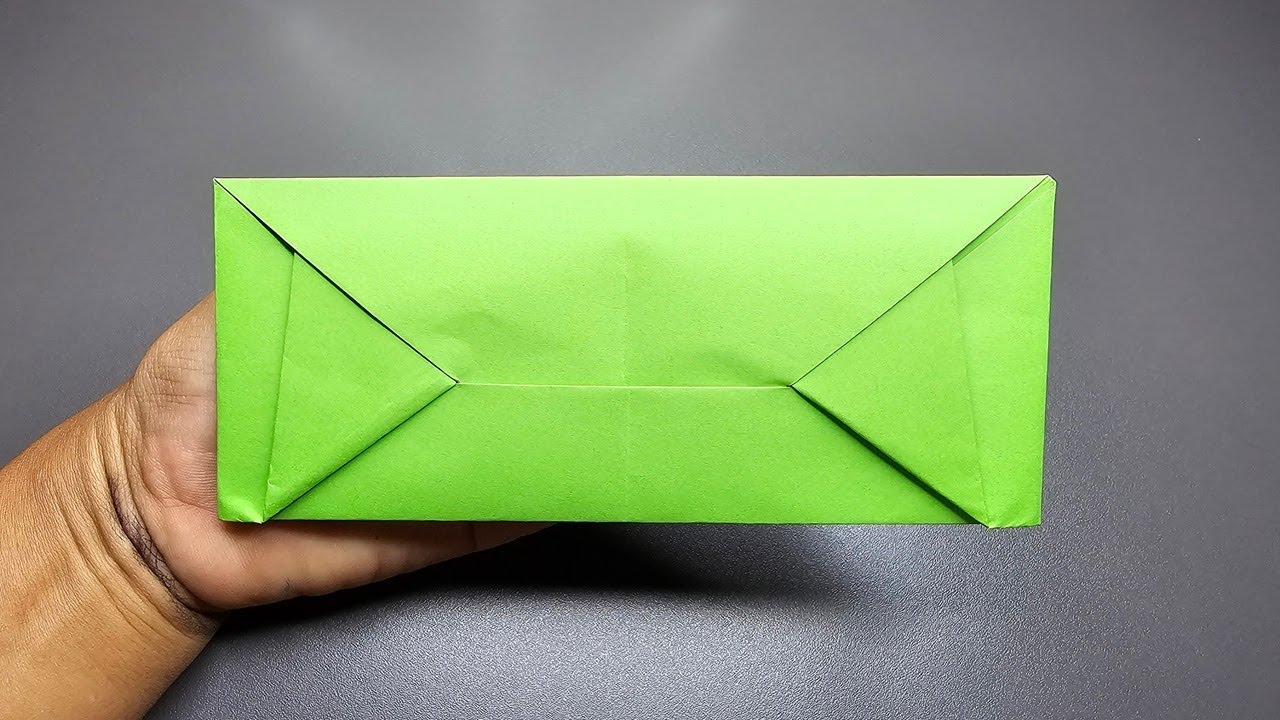 How to fold paper into an envelope step by step - fold a paper envelope ...