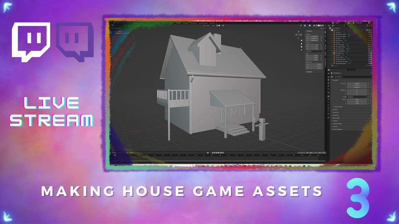 Blender | Making House Game Assets | Part 03 - YouTube
