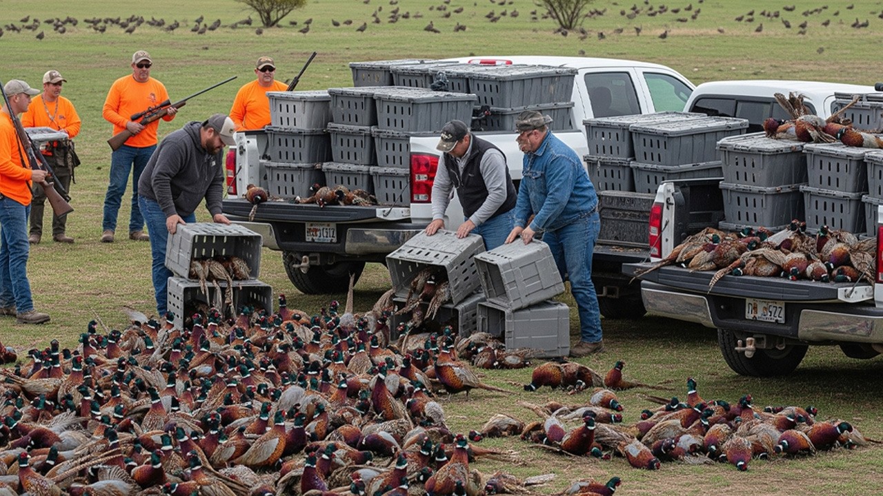 U.S. Farmers Release 9.3 Million Pheasants Into the Wild for Hunters to ...