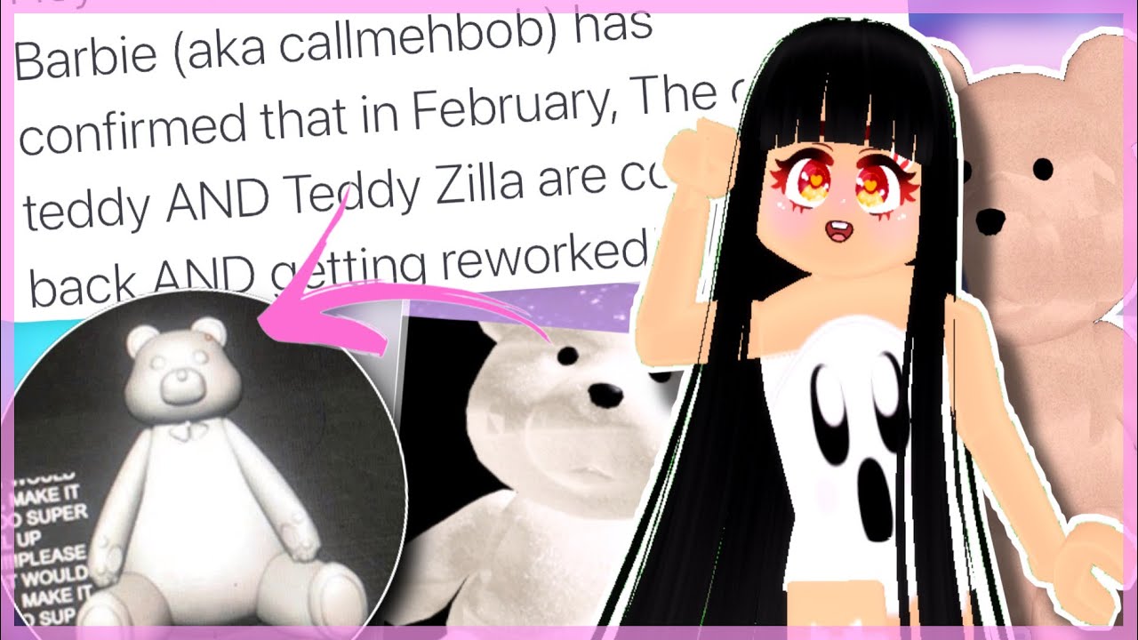 Teddy Zilla Getting A REWORK! Is Teddy-Z Coming Back?! Royale High ...