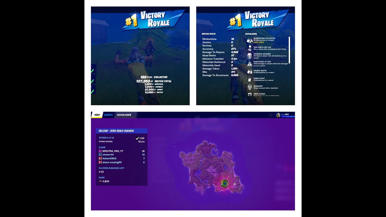 FORTNITE SEASON 4 CHAPTER 5 ABSOLUTE DOOM RELOAD ZERO BUILD SQUADS ...