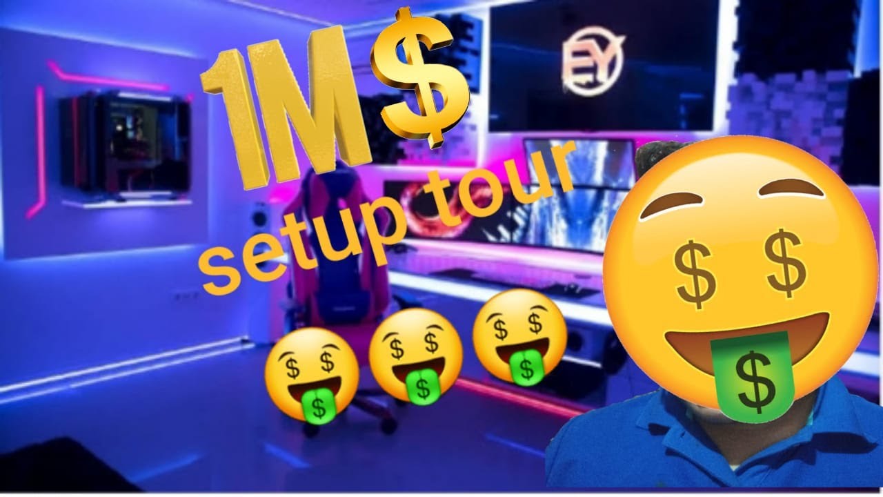 1 million dollar DIY setup tour| best in the world - YouTube