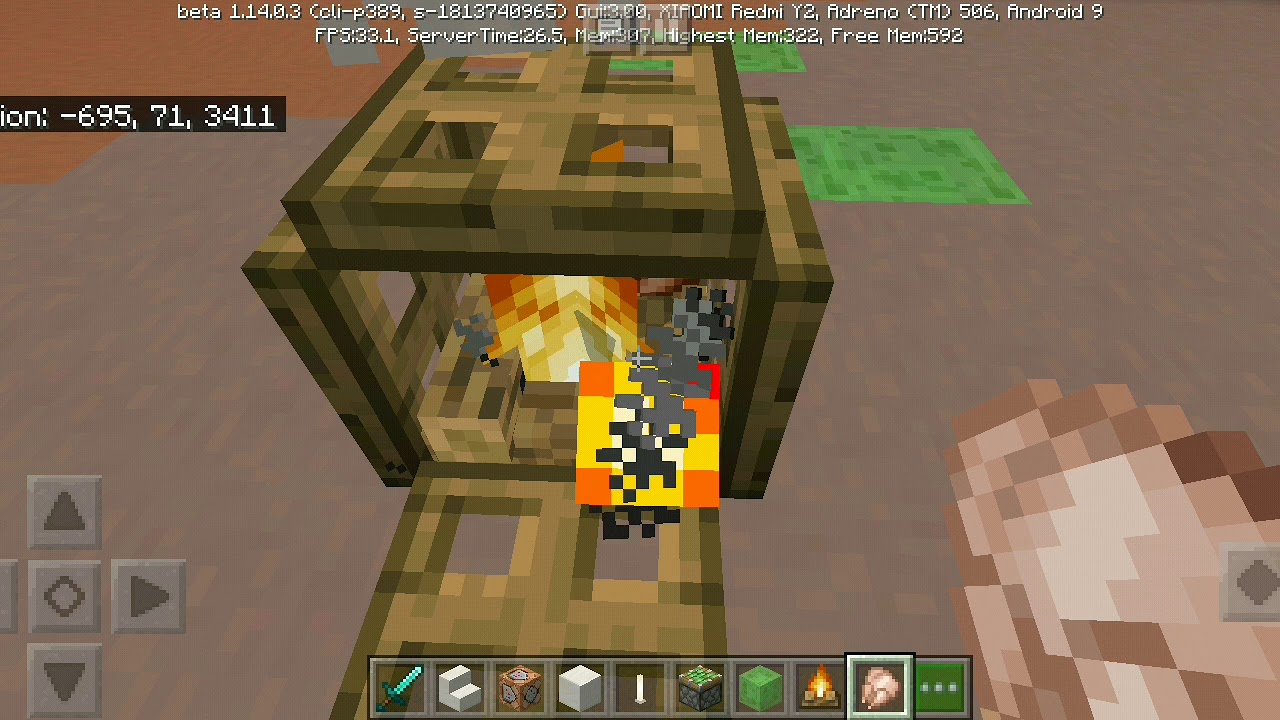 How make a microwave in Minecraft with few things - YouTube