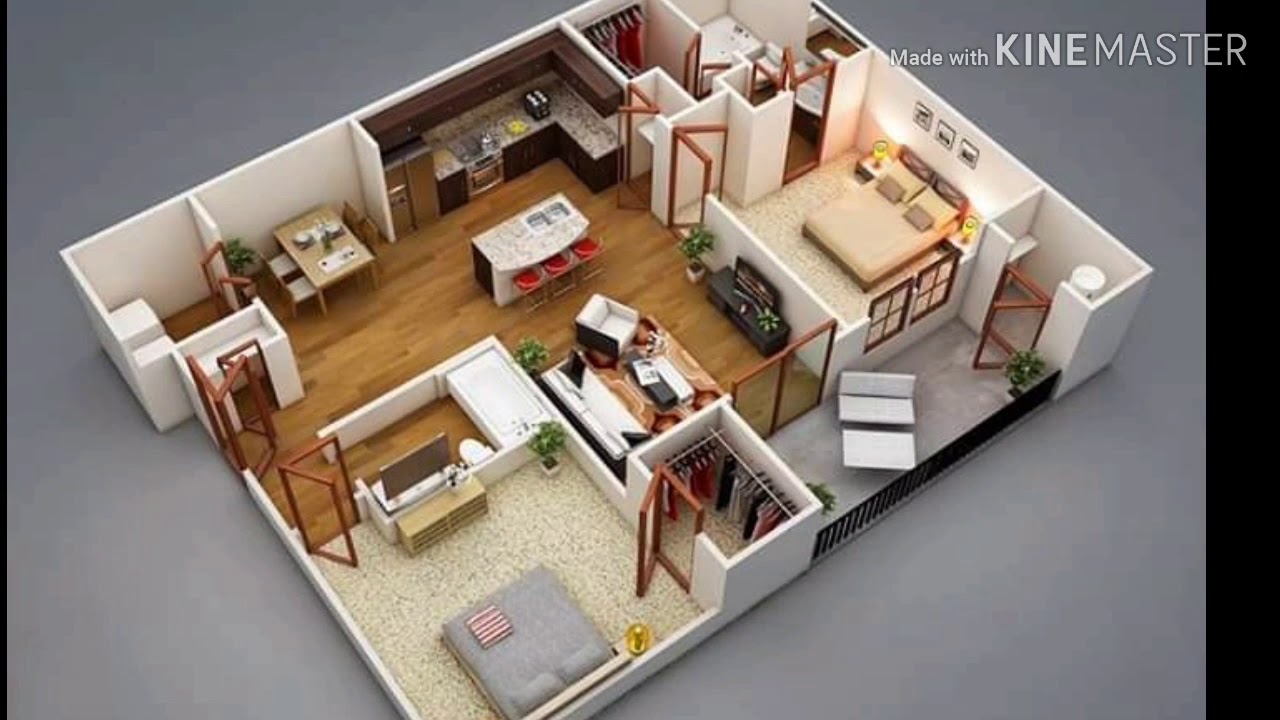 Desain interior rumah type 36 - YouTube