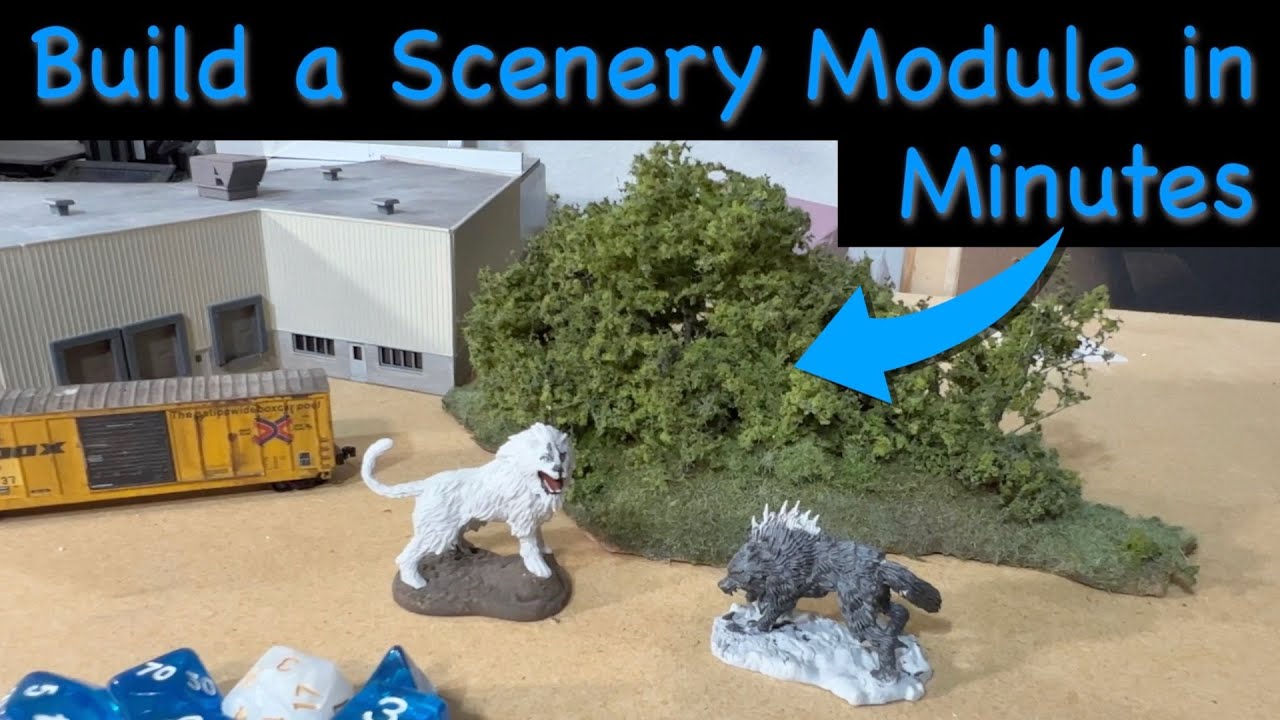 Build A Modular Piece of Scenery in Minutes! - YouTube
