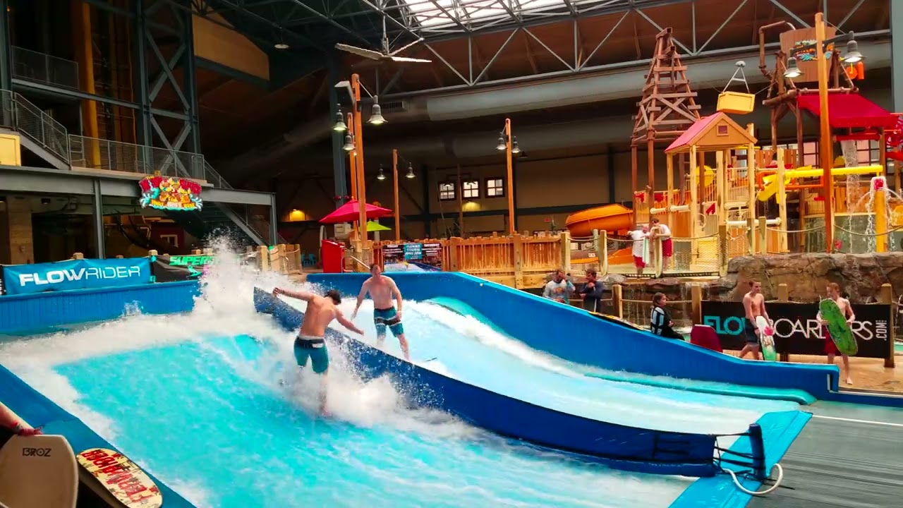 Silver Rapids Waterpark Mountain Resort FlowRider Flow Tour Contest ...