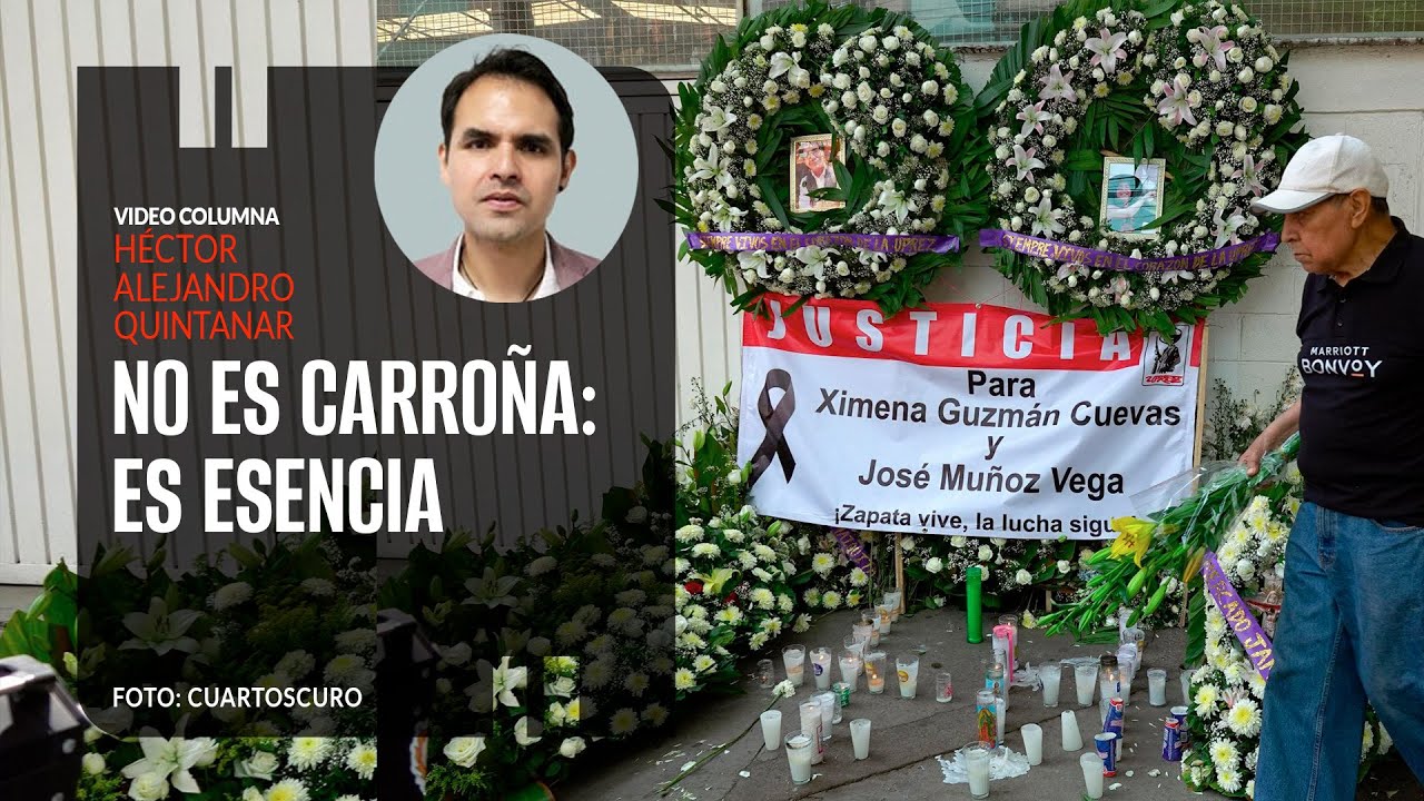 No es carroña: es esencia. Por Héctor Alejandro Quintanar - YouTube
