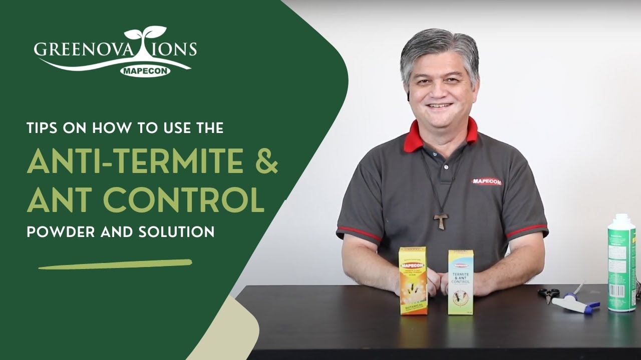 How to Use MAPECON Termite and Ant Control Products - YouTube